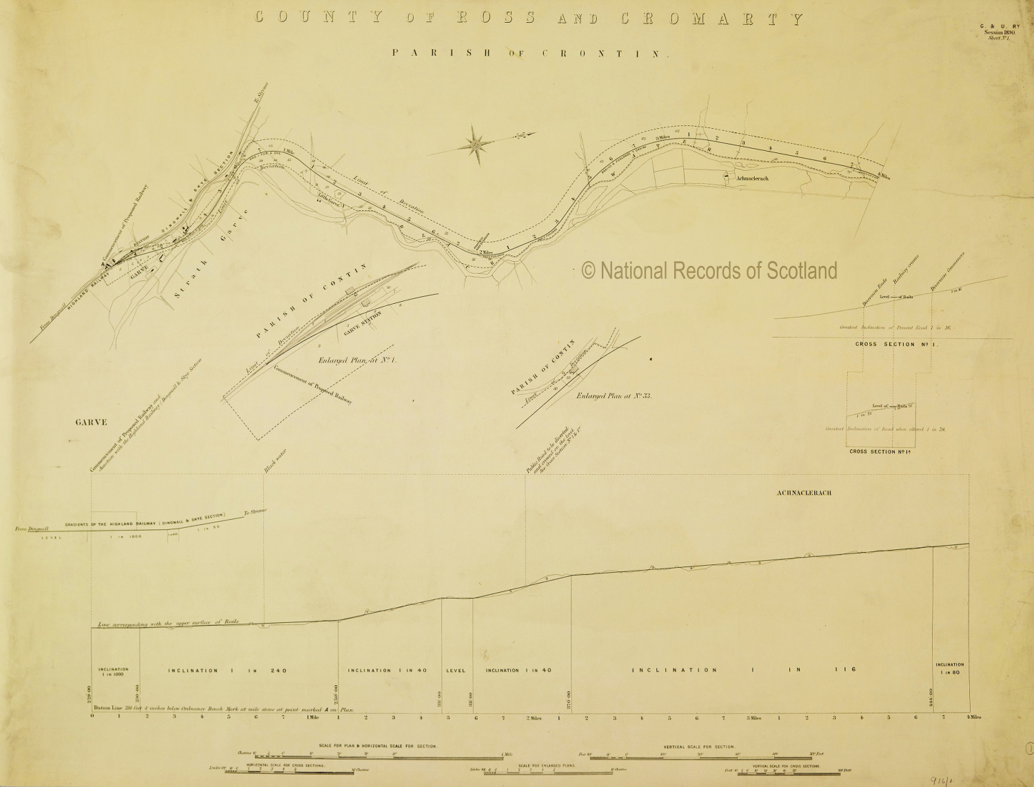 The Friends of The Far North Line - Garve & Ullapool Maps and Drawings